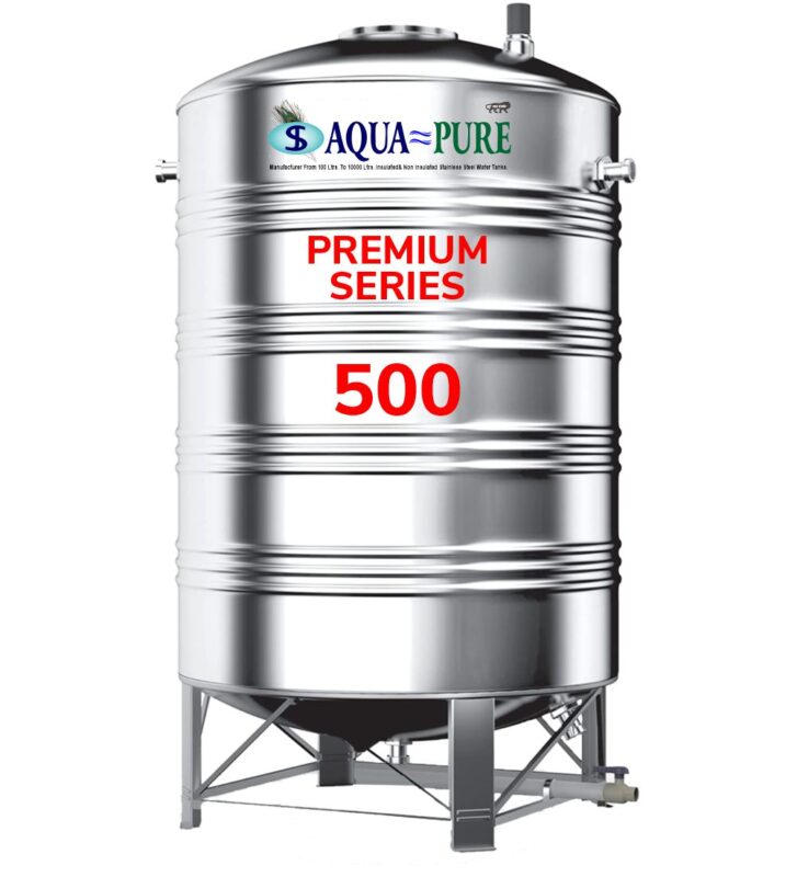 SS Water Tank 500 Ltr (Premium Series) - Aquapure